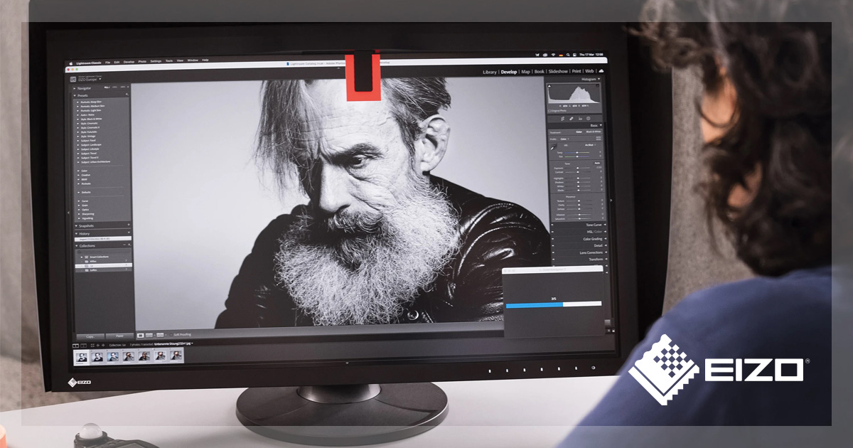Tecnología de sensores integrada de EIZO