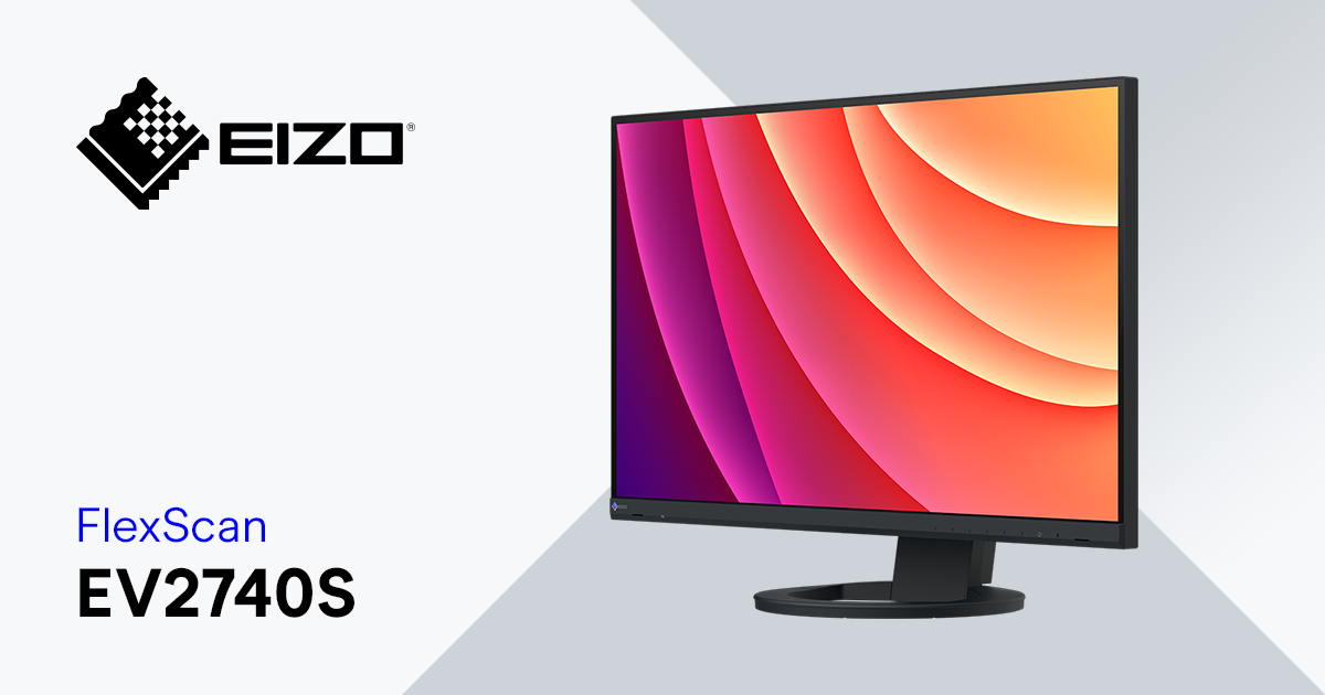FlexScan EV2740S | Monitor de oficina 4K de 27 pulgadas con USB-C